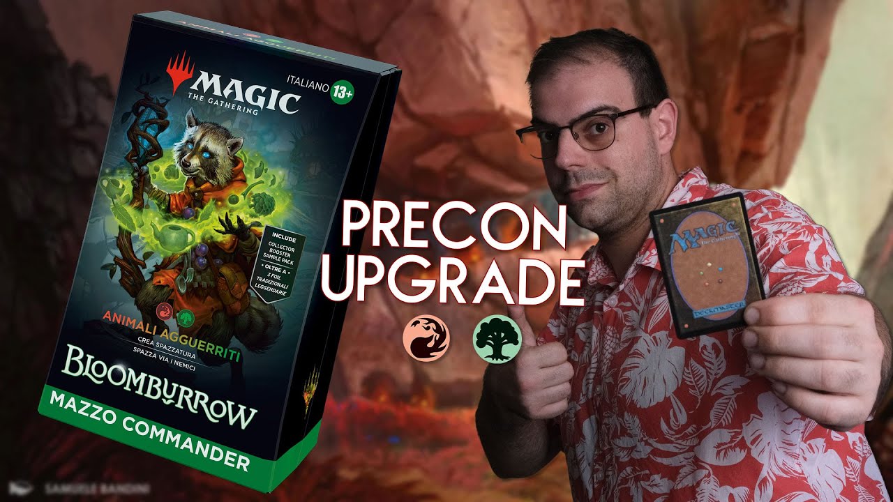 "ANIMATED ARMY" precon upgrade - BLOOMBURROW - mtg ita commander - YouTube