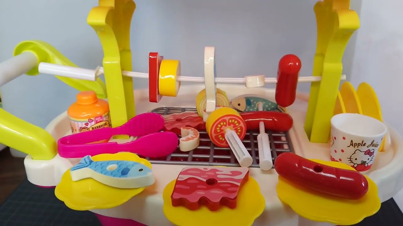 Hello Kitty Sanrio Barbecue Grill Set - YouTube