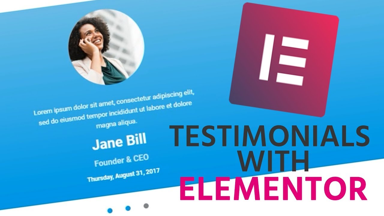 How To Use Elementor Testimonials Carousel Widget YouTube how-to-use-elementor-testimonials-carousel-widget-youtube