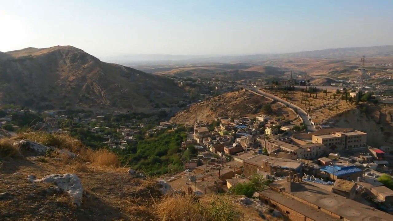 Panorama of Akre, Iraqi Kurdistan at sunset - YouTube