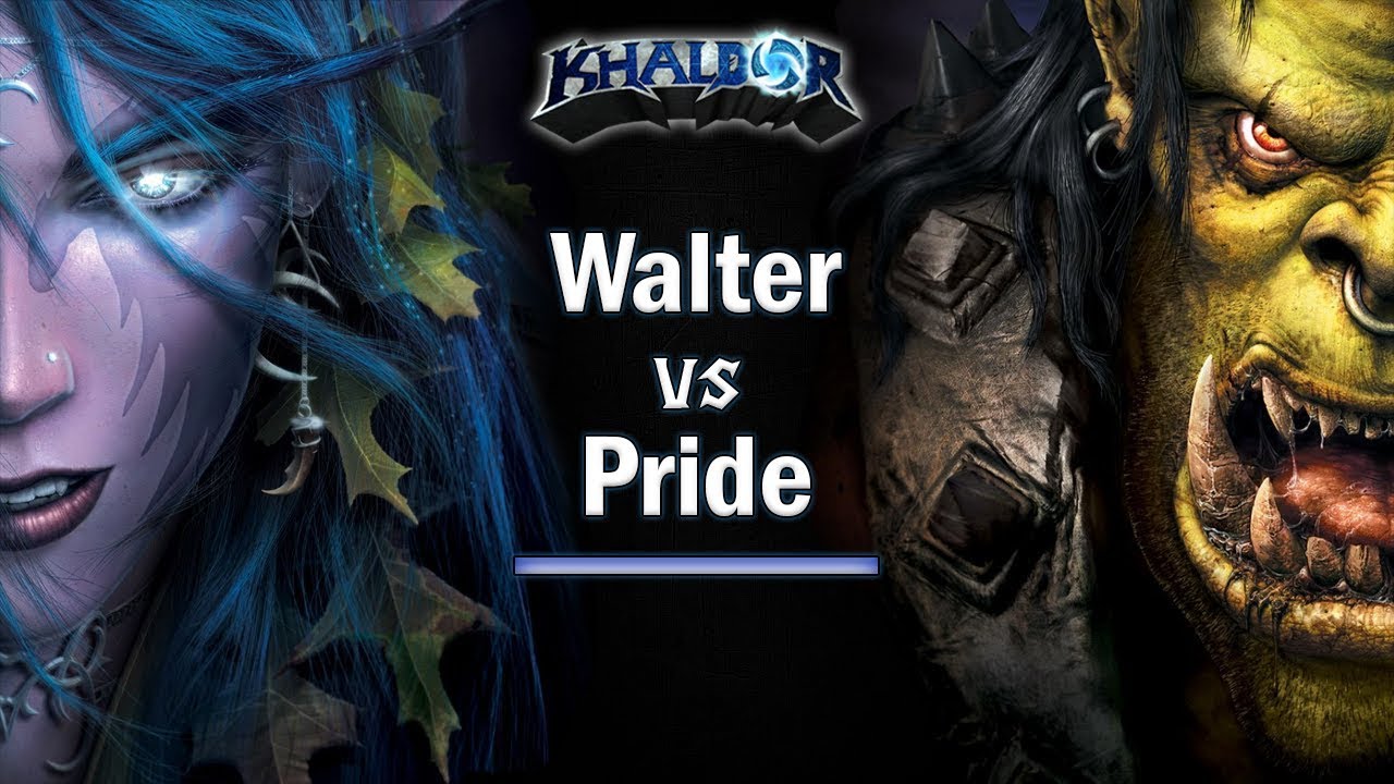 WarCraft 3 - Walter vs. Pride - Nightelf vs. Orc - GenoZ Cup Semifinal ...