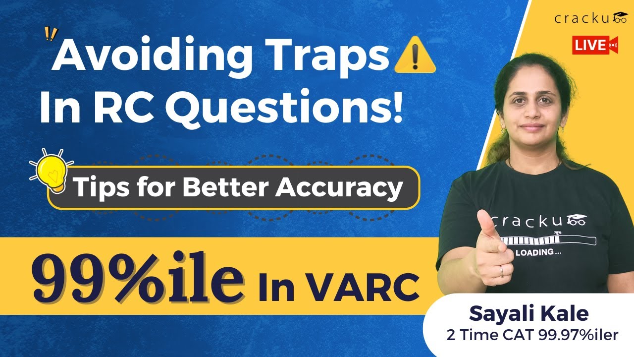 CAT 2024 ⚠️ Avoiding Traps in RC Questions 🔴 Tips for Better Accuracy ...