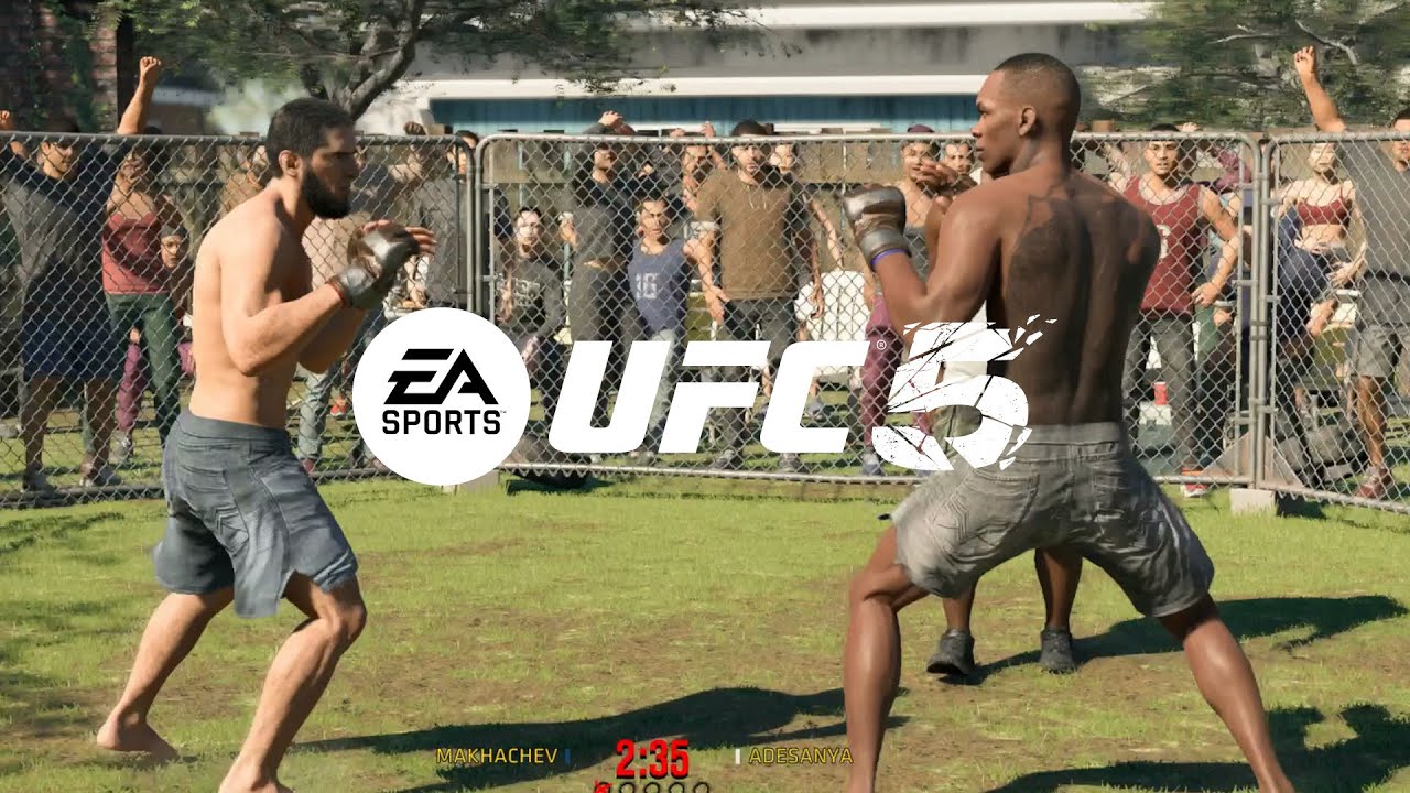 UFC 5 - *BACKYARD FIGHT* - Islam Makhachev Vs Israel Adesanya FULL ...