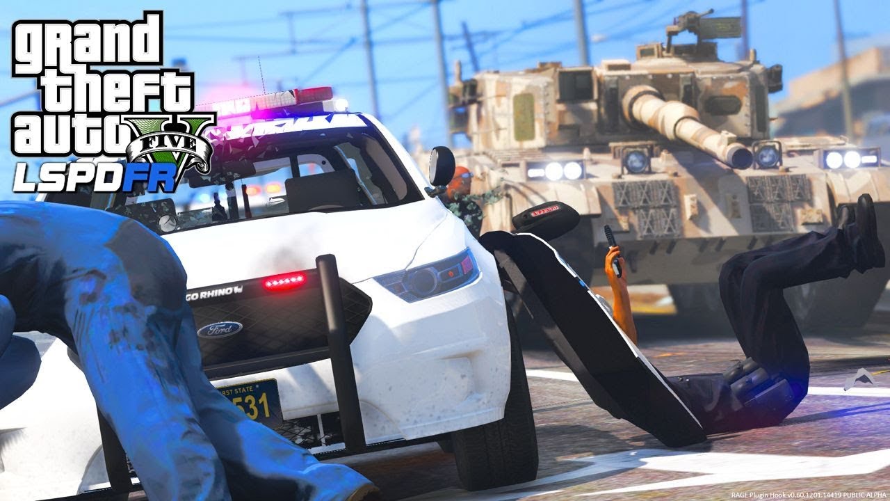 GTA 5 Police Mod | LSPDFR #168 - TANK vs CRIMINAL (BAD COP PATROL ...
