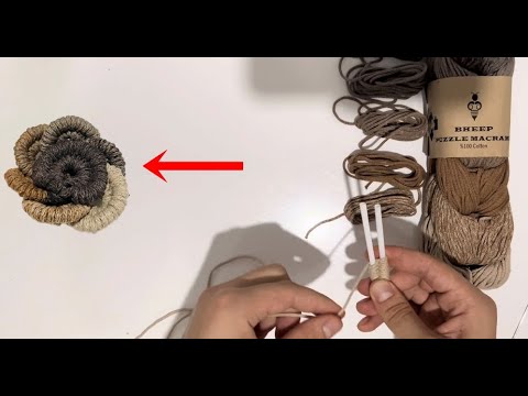 Amazing Macrame Flower Craft Ideas with Drinking Straw - Easy Rose ...