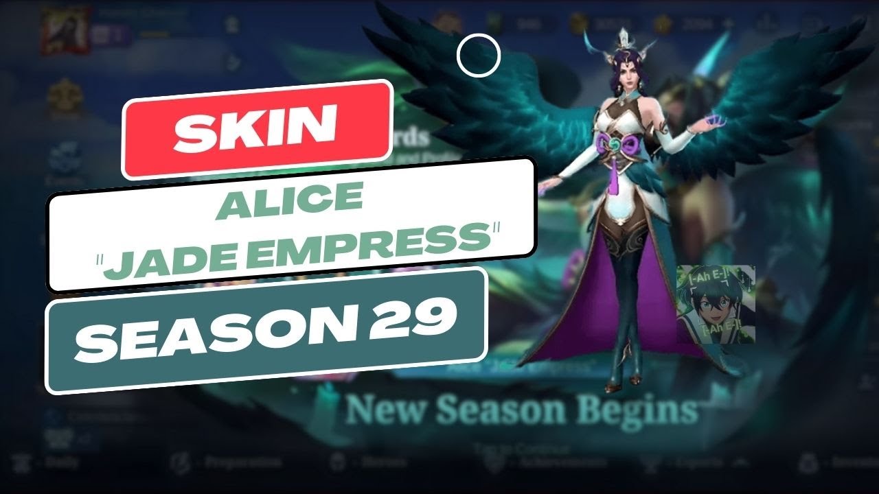 New skin Alice "jade Empress" Season 29 #mobilelegends - YouTube