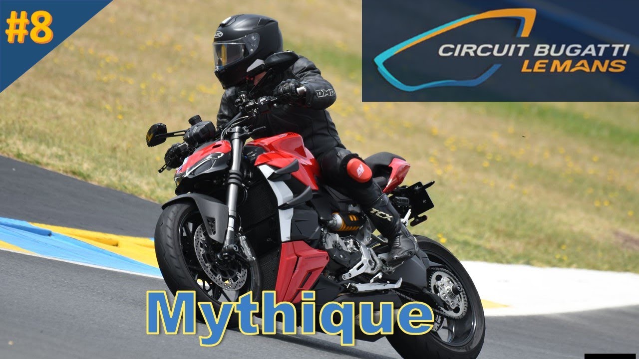 Le Mans en Streetfighter v2 - Circuit Bugatti - Trackday - Ducati SFV2 ...