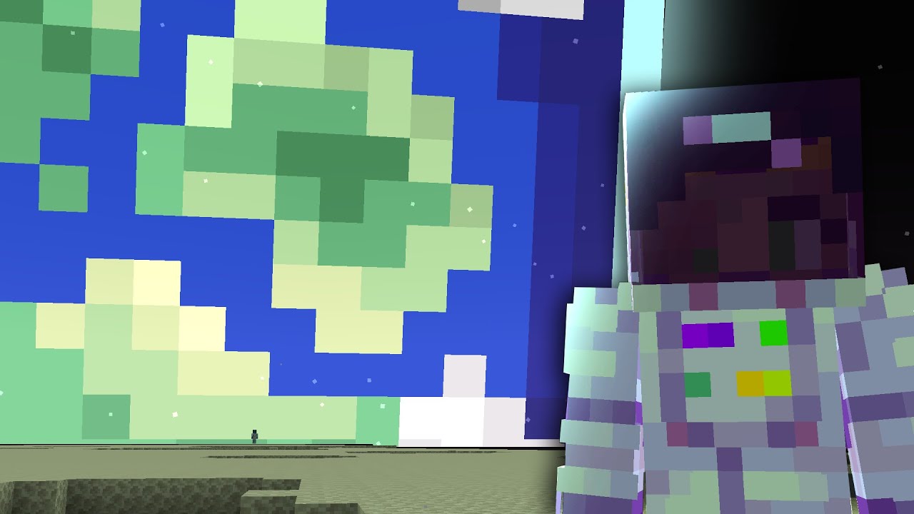 Exploring The Moon In Vanilla Minecraft - YouTube