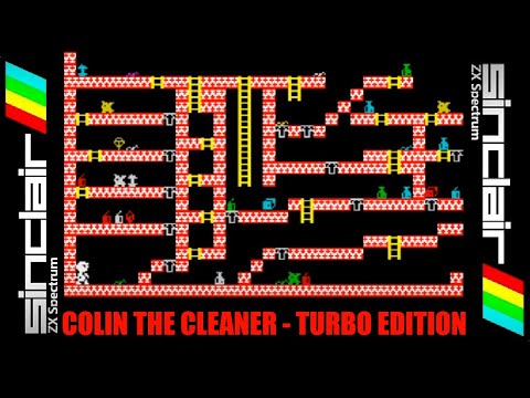 COLIN THE CLEANER - TURBO EDITION (2024) Walkthrough, ZX Spectrum - YouTube