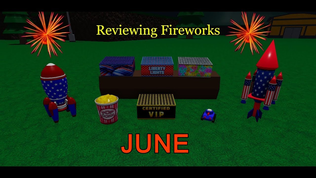 Reviewing All Fireworks In Fireworks Playground In June! - YouTube