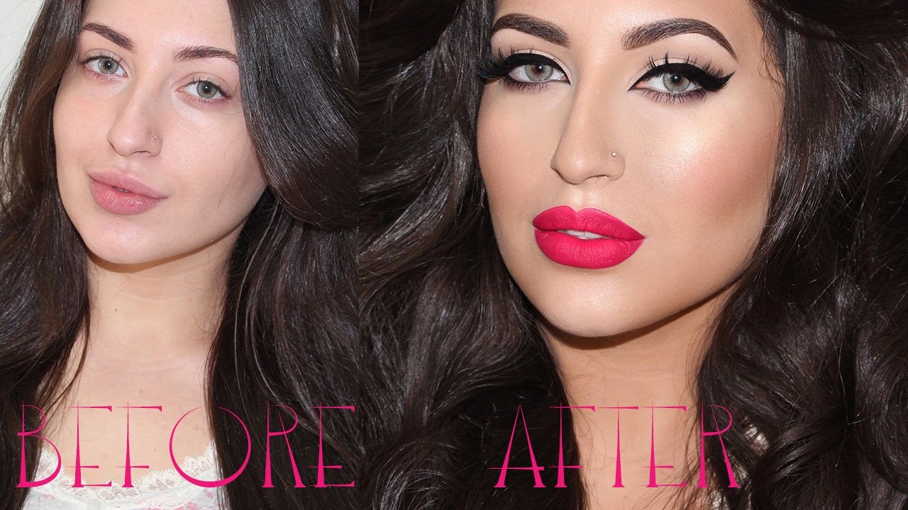 Wake Up And Get Ready With Me! Soft Matte Glam Makeup Tutorial ...