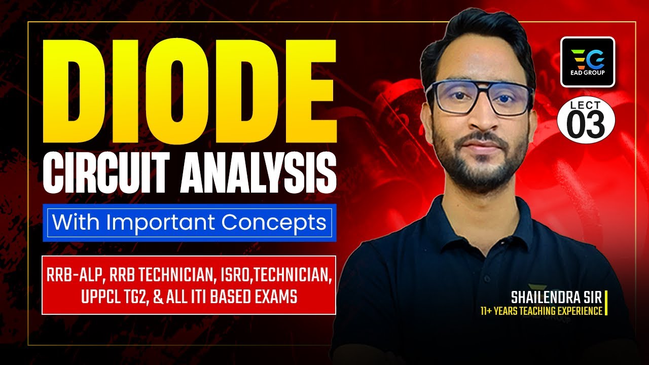 Diode numerical and analysis by Shailendra sir for Electrician, Electronic Mechanic, Lect-03 ...