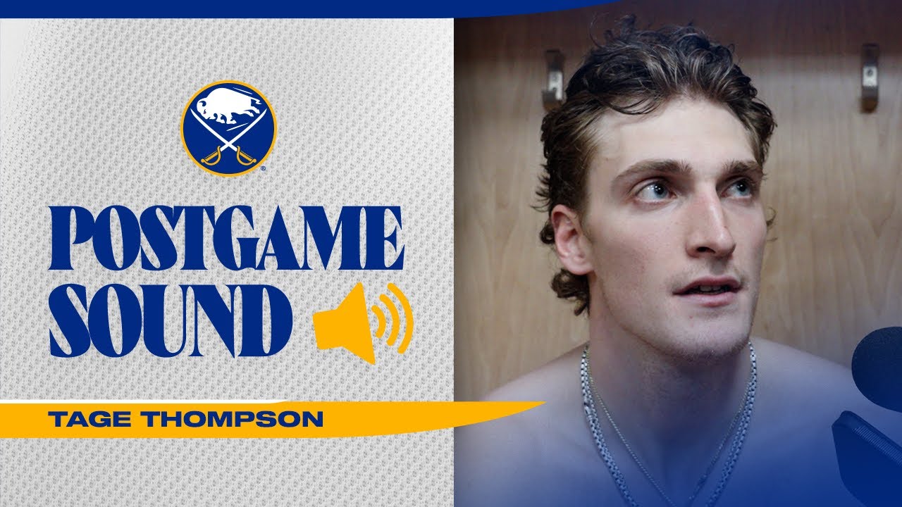 "Keep Pushing" | Tage Thompson After Buffalo Sabres Loss To Calgary ...
