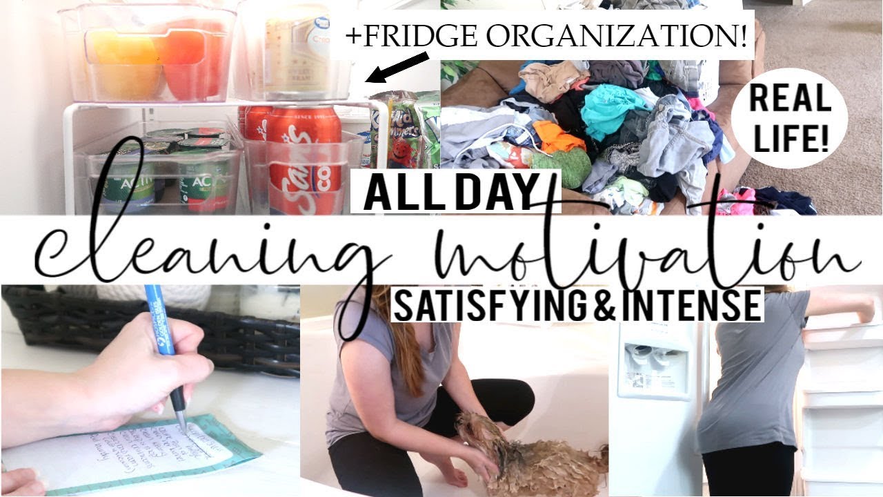 ALL DAY CLEAN WITH ME | CLEANING MOTIVATION | WEEKLY CLEANING ROUTINE ...