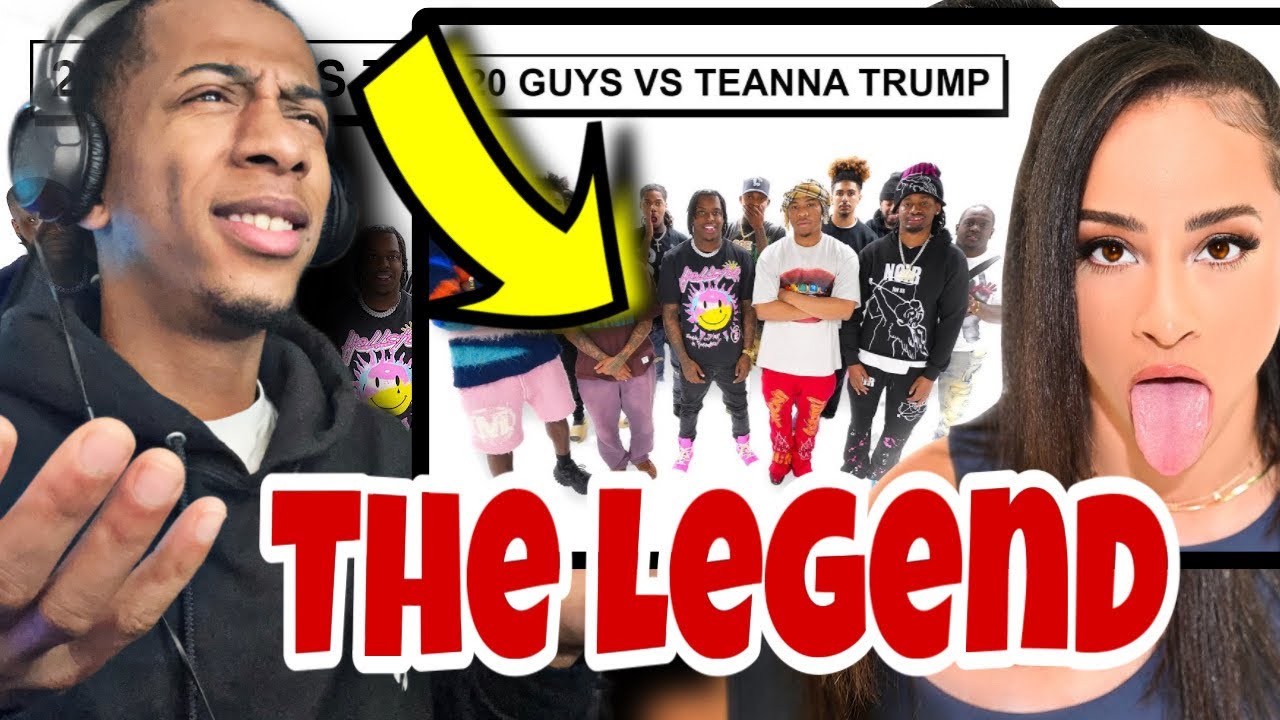 20 GUYS VS 1 ADULT STAR : TEANNA TRUMP - YouTube