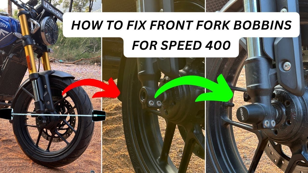 How to Fix Front Fork Bobbins For TRIUMPH SPEED 400 🤯!!! - YouTube