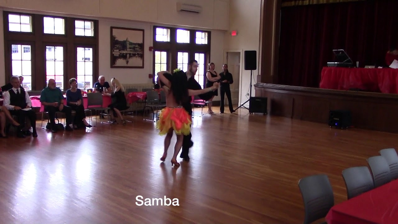 Cha Cha Cha, Samba, Rumba Silver Routine - YouTube