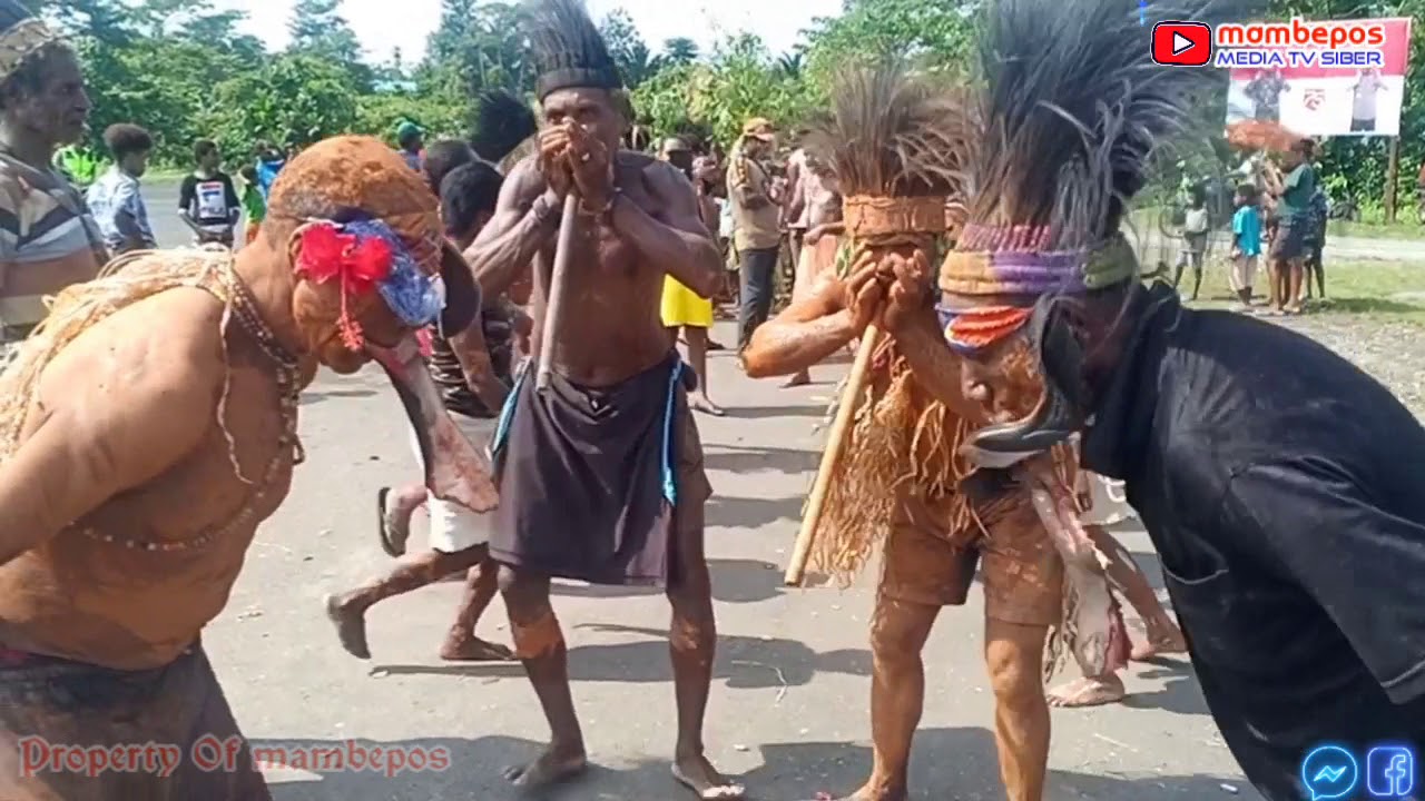 Tarian Tradisional Masyarakat Mamberamo Raya - YouTube