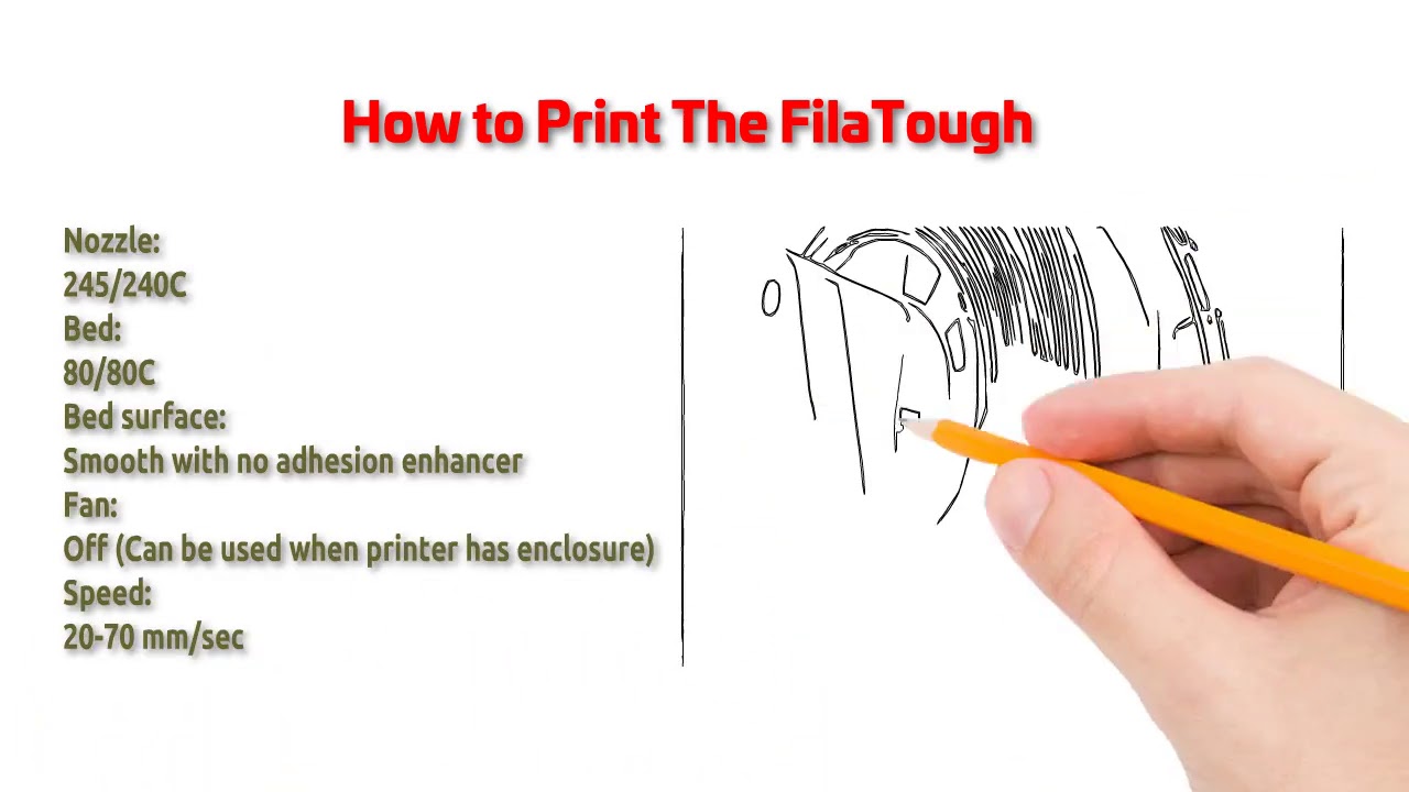 Filatech FilaENG Engineering Filaments: FilaTough - Made in UAE - YouTube