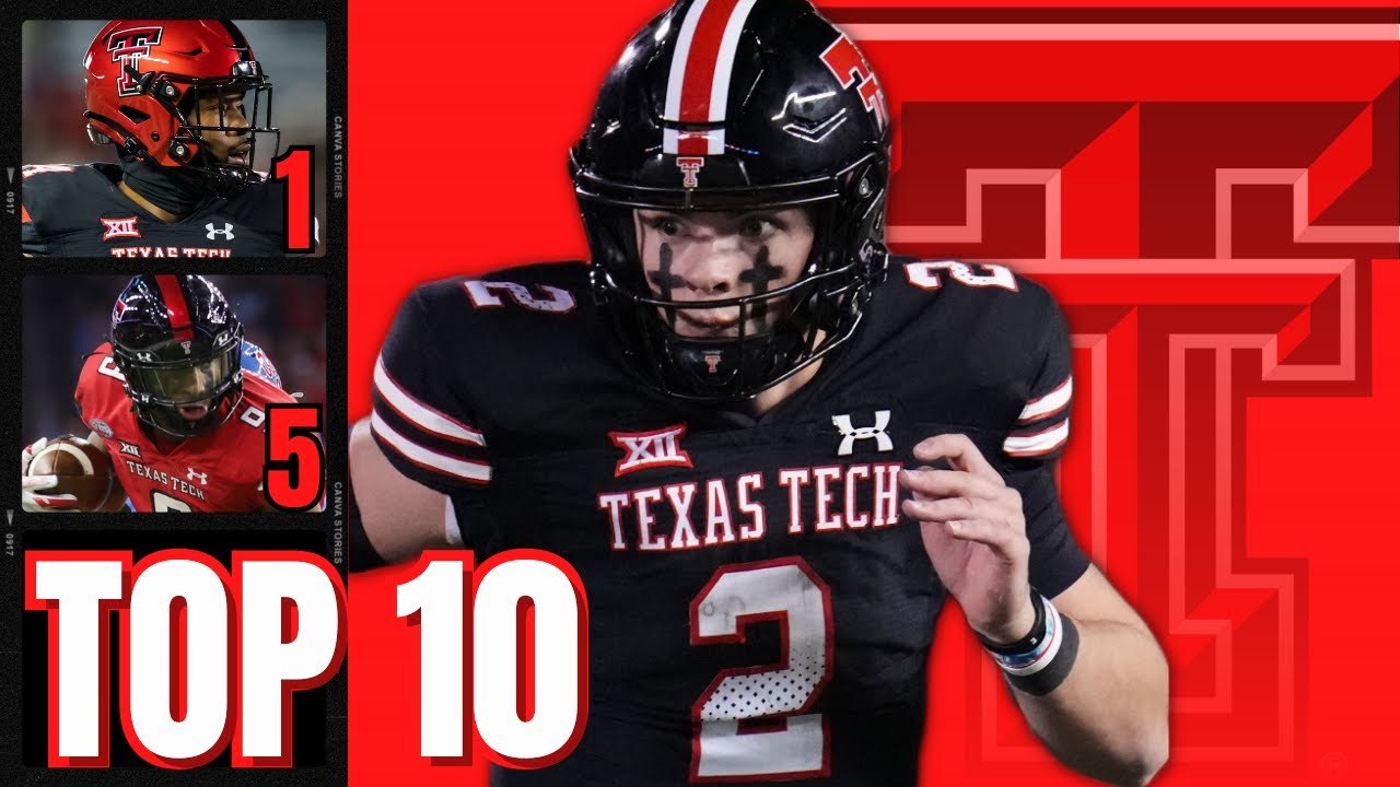 Texas Tech Red Raiders TOP 10 Football Players for 2023 - YouTube