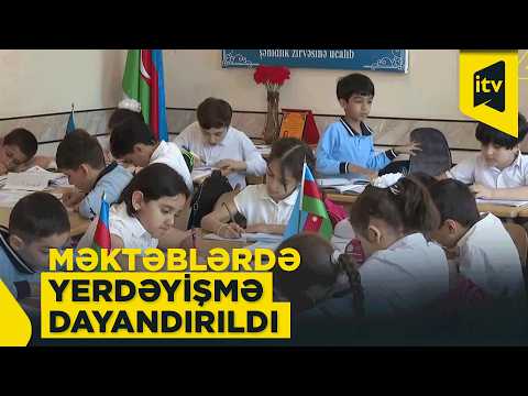 Şagird yerdəyişməsi müvəqqəti dayandırılır