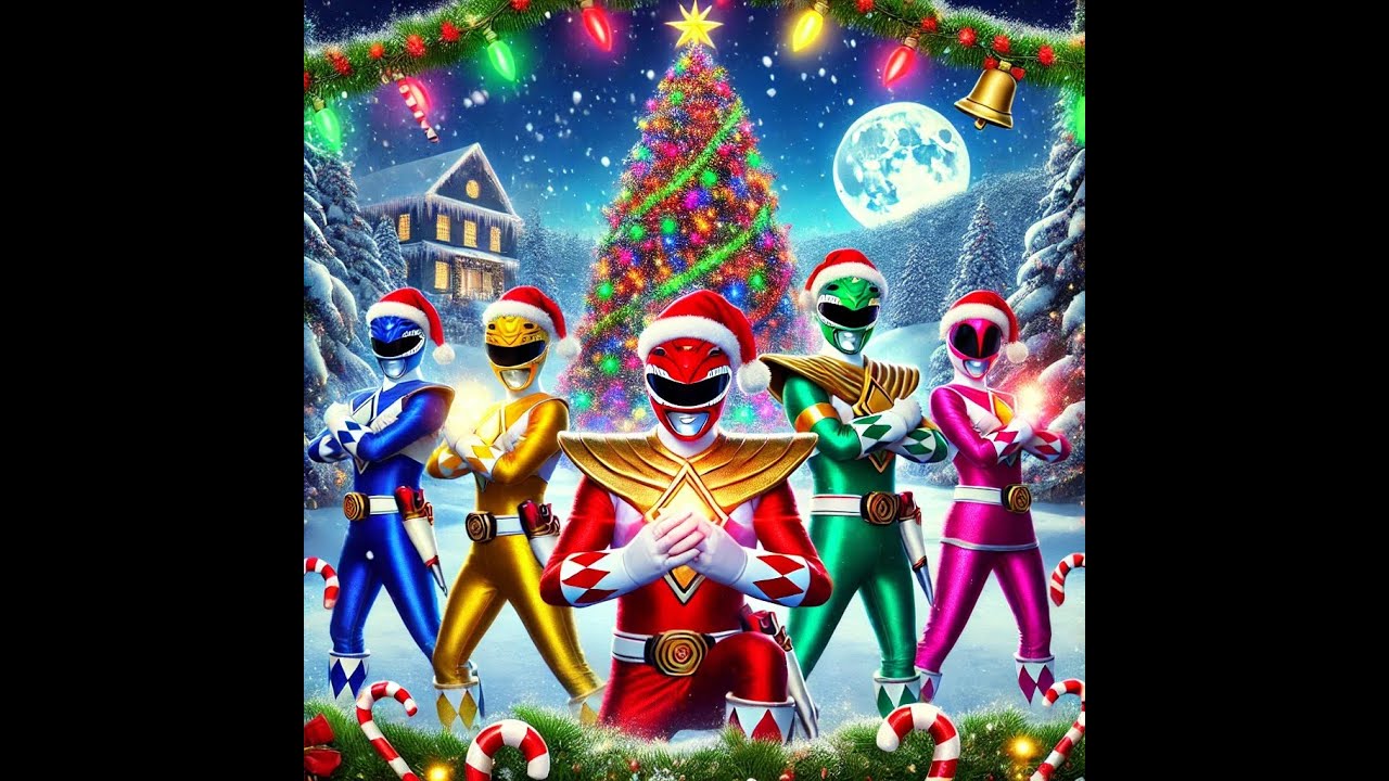 Power Rangers Holiday Christmas ai made song - YouTube