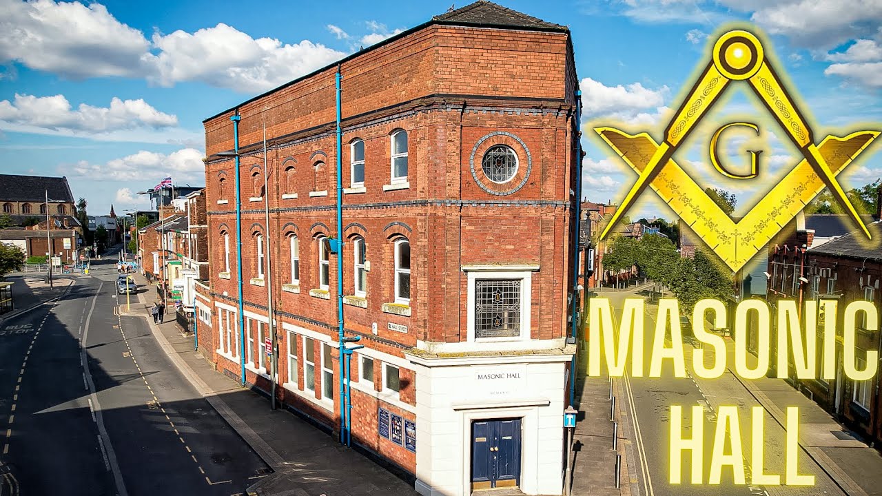 MASONIC HALL ST HELENS MERSEYSIDE DJI MAVIC 2S DRONE FLY THROUGH PROMO ...