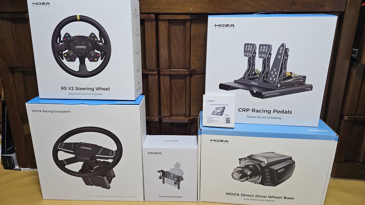 MOZA RACING RS(V2) STEERING WHEEL UNBOXING - YouTube