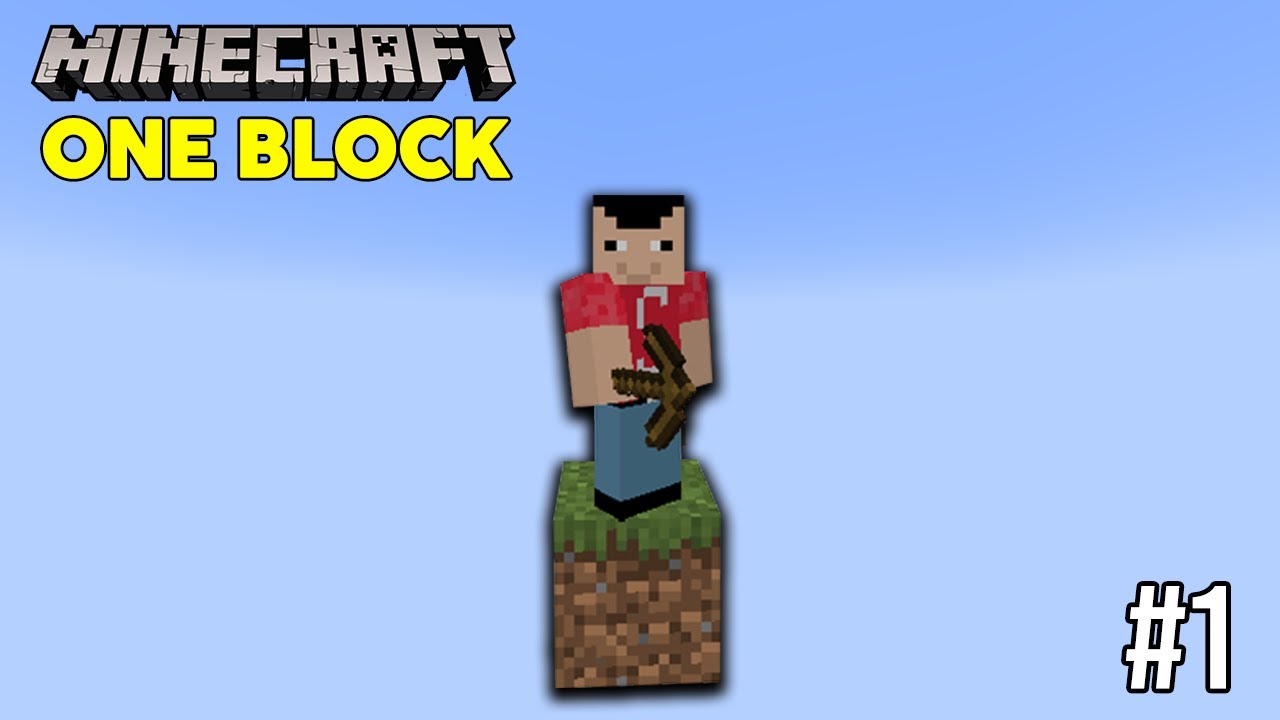 Mencoba bermain ONE BLOCK - Minecraft One Block Indonesia (Episode 1 ...