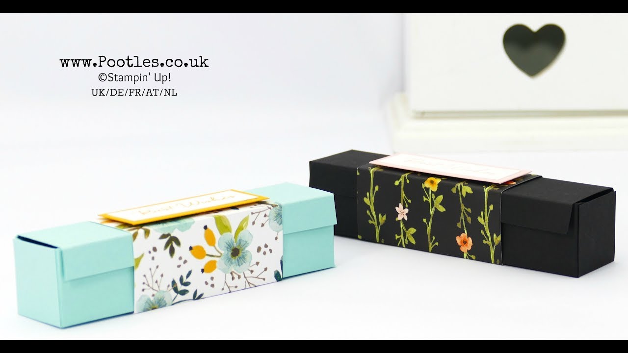 Stunning Box using Stampin' Up! Whole Lot of Lovely - YouTube