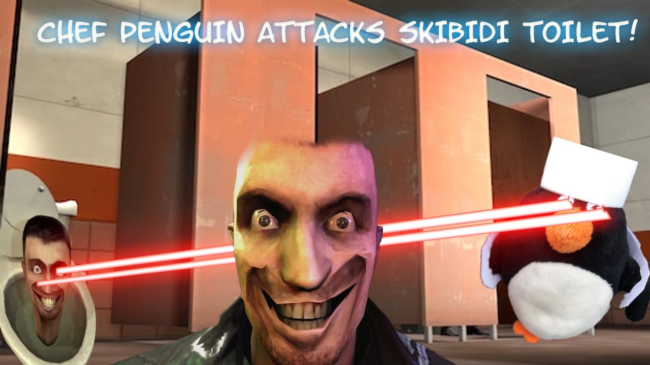 Chef Penguin Attacks Skibidi Toilet SFM - YouTube