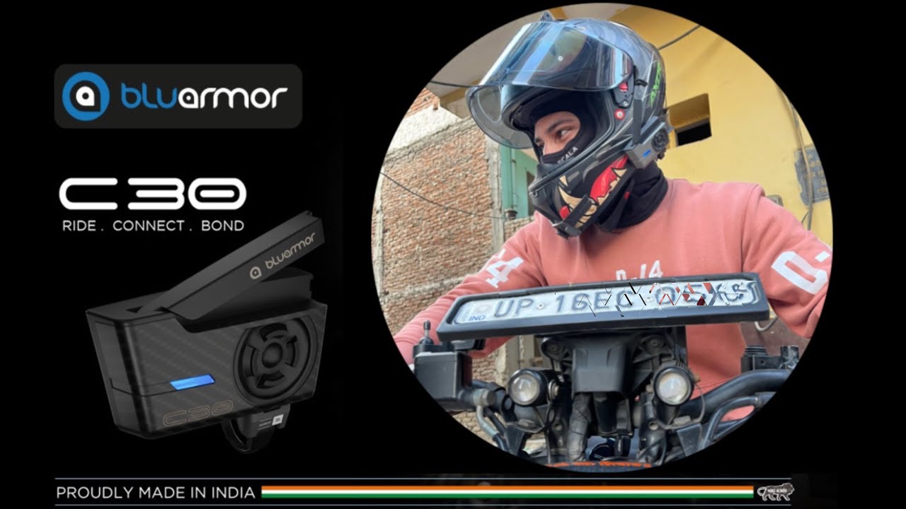 ⚡ BlueArmor C30 Unboxing: The Best Bluetooth Intercom for Riders? 🛵🔊 ...