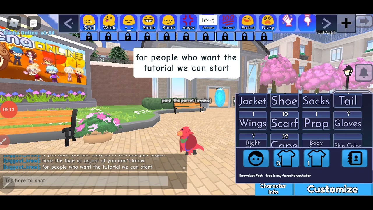 how to make a parrot in gacha online - YouTube