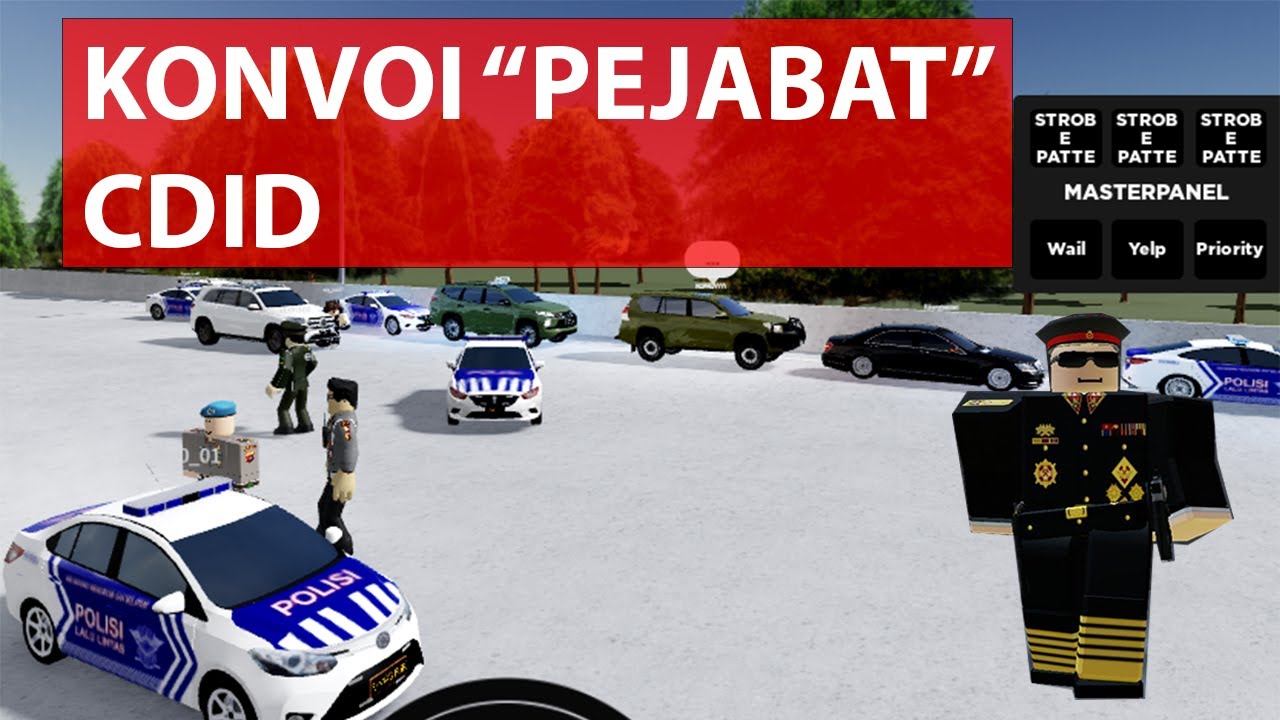 ROBLOX CDID | KONVOI "PEJABAT" DI CDID PUBLIC SERVER - YouTube