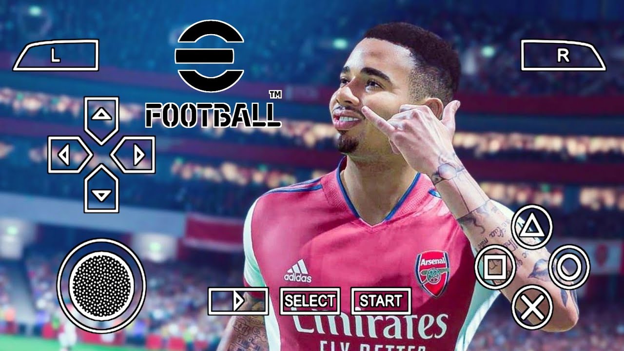 eFOOTBALL PES 2022/23 PPSSPP FACE BEST & 4K GRAPHICS NEW PS5 CAMERA ...