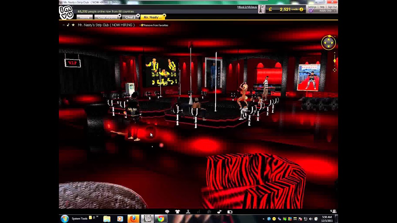 Liz Vicious Advertisment Mr Nastys_IMVU Strip_Club - YouTube