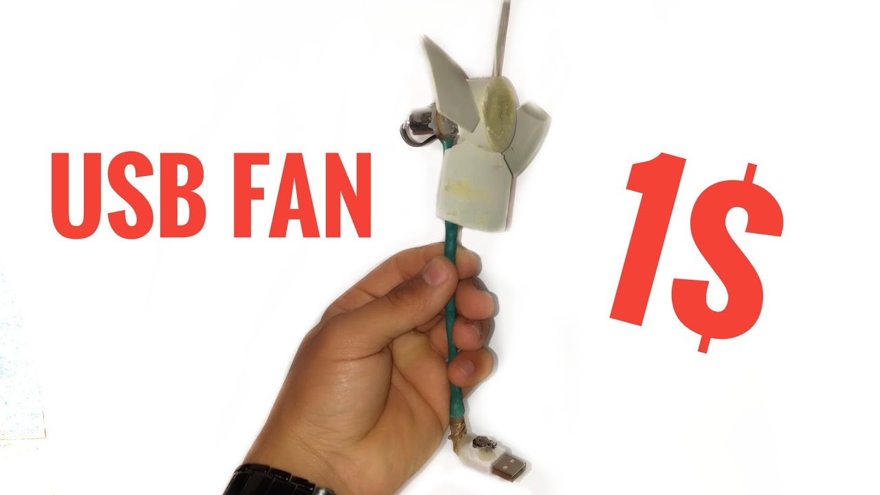 usb fan yapımı DIY 1$ - YouTube