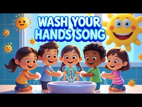 Wash Your Hands Song for Kids|Fun Handwashing Rhyme with Bubbles🎵#usa# ...