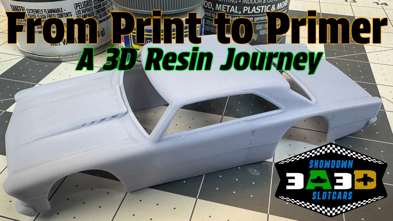 3D Resin Body - From Print to Primer - YouTube