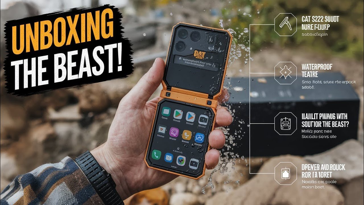 CAT S22 Flip Full Review: The Ultimate Rugged Flip Phone! - YouTube
