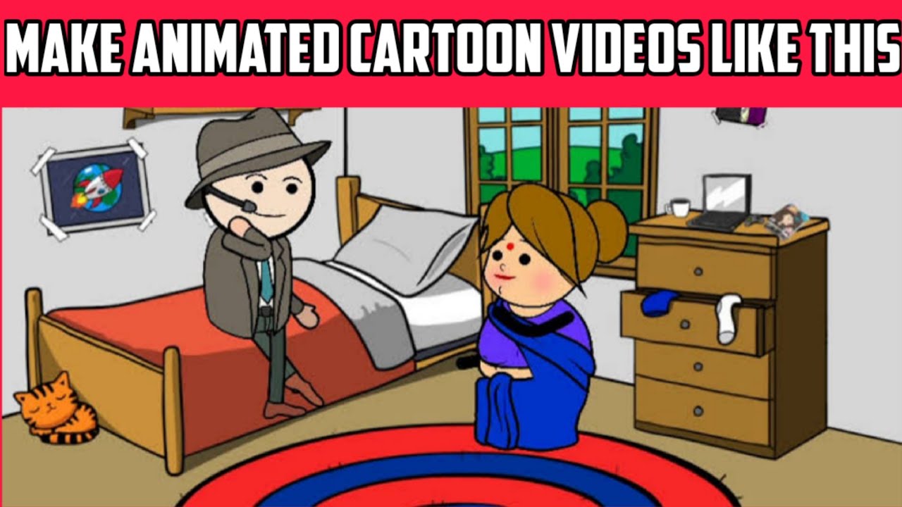 How To Make Cartoon Video In Mobile | Make Cartoon Video On Mobile ...