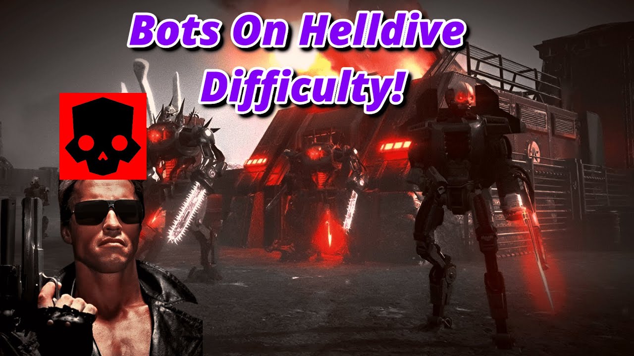 Average Bot Experience On Hell dive Difficulty - YouTube