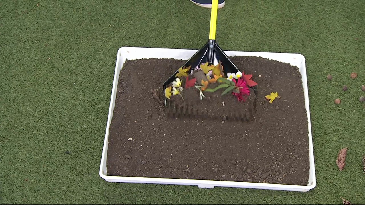 Golden Gark Multi-Purpose 3-in-1 Rake, Shovel, & Sift Tool on QVC - YouTube