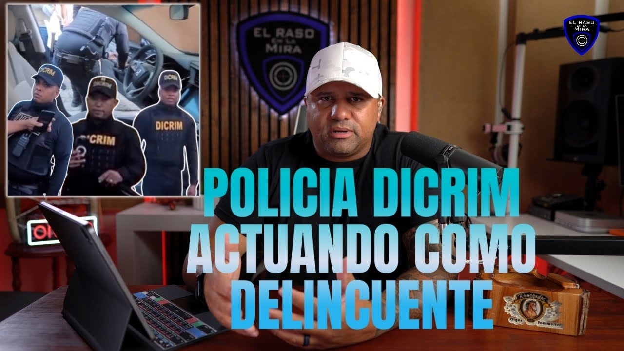 ¡Increíble! Policía DICRIM en RD se Comporta como DELINCUENTE: Chofer ...