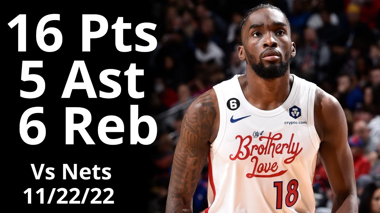Shake Milton 16 Pts 5 Ast 6 Reb vs Nets Highlights - YouTube