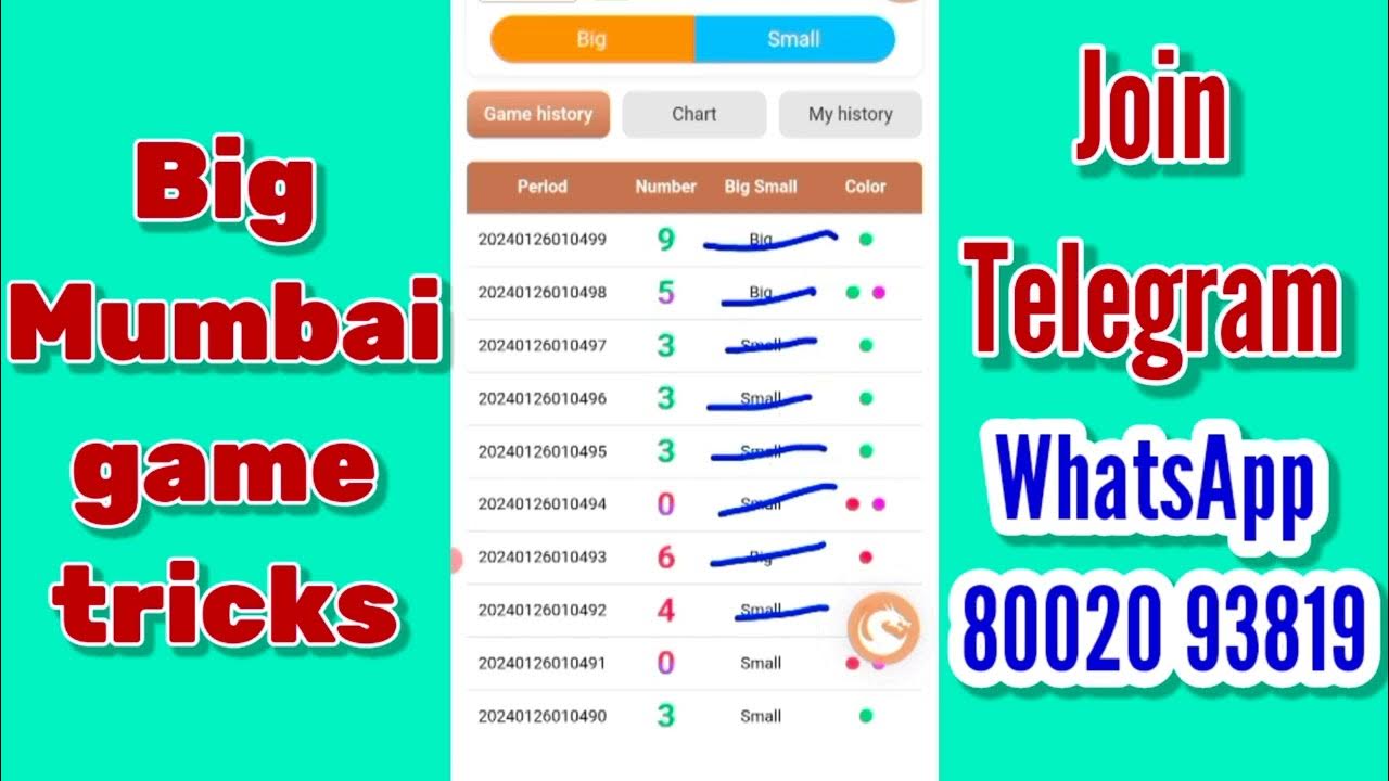Big Mumbai Winning Trick | Big Mumbai Color Prediction Hack Trick | Big Mumbai Game Trick - YouTube