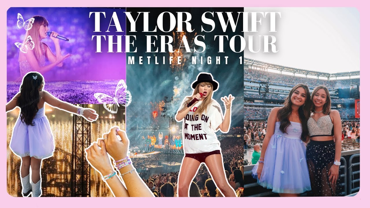 TAYLOR SWIFT ERAS TOUR VLOG | METLIFE NIGHT 1 | GRWM, Concert POV ...