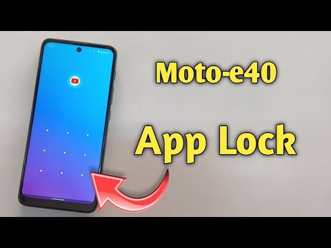 How To Set App Lock In Moto e40 || Moto e40 Me App lock Kaise Lagaye ...