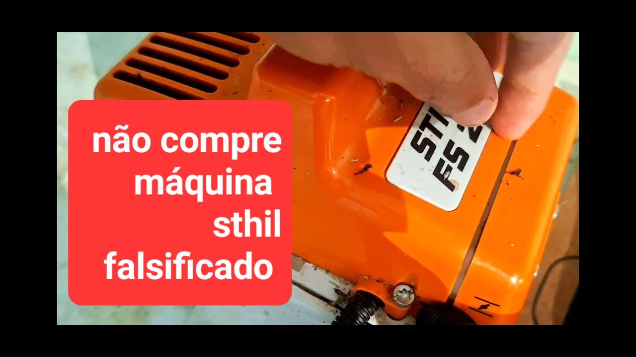 Não compre máquinas falsificada stihl - YouTube