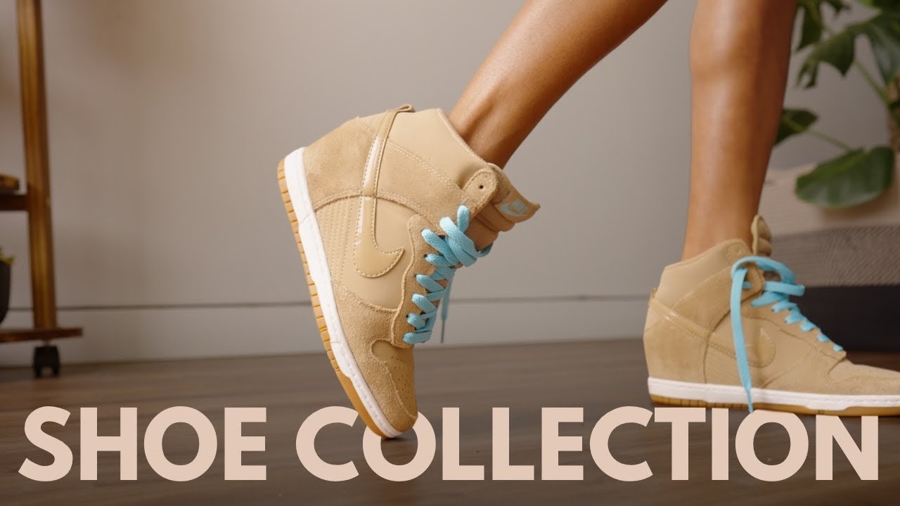 MY ENTIRE SHOE COLLECTION | Heels, Wedges, Booties, Gym Shoe Edition ...